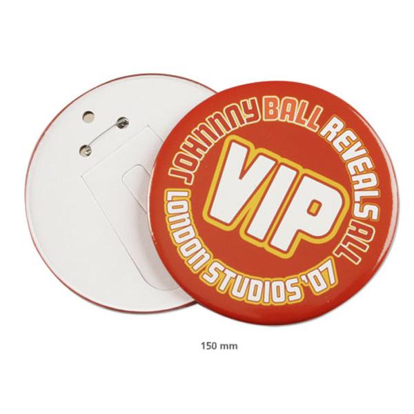 150mm Circle Button Badge - Prime Promotions