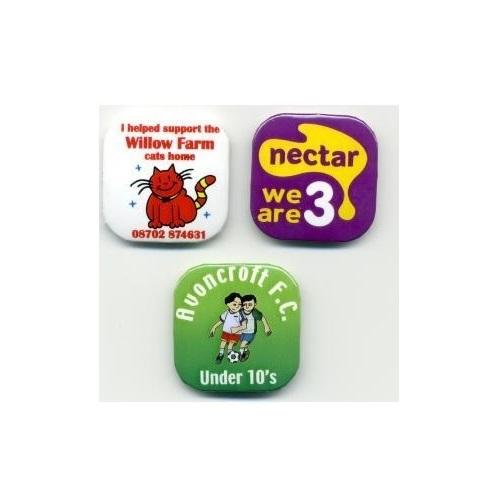 32mm Square Button Badge - Prime Promotions