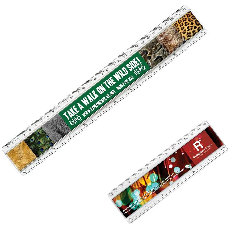 Plastic Insert Rulers - Prime Promotions
