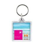 Square Plastic Keyring - Prime Promotions